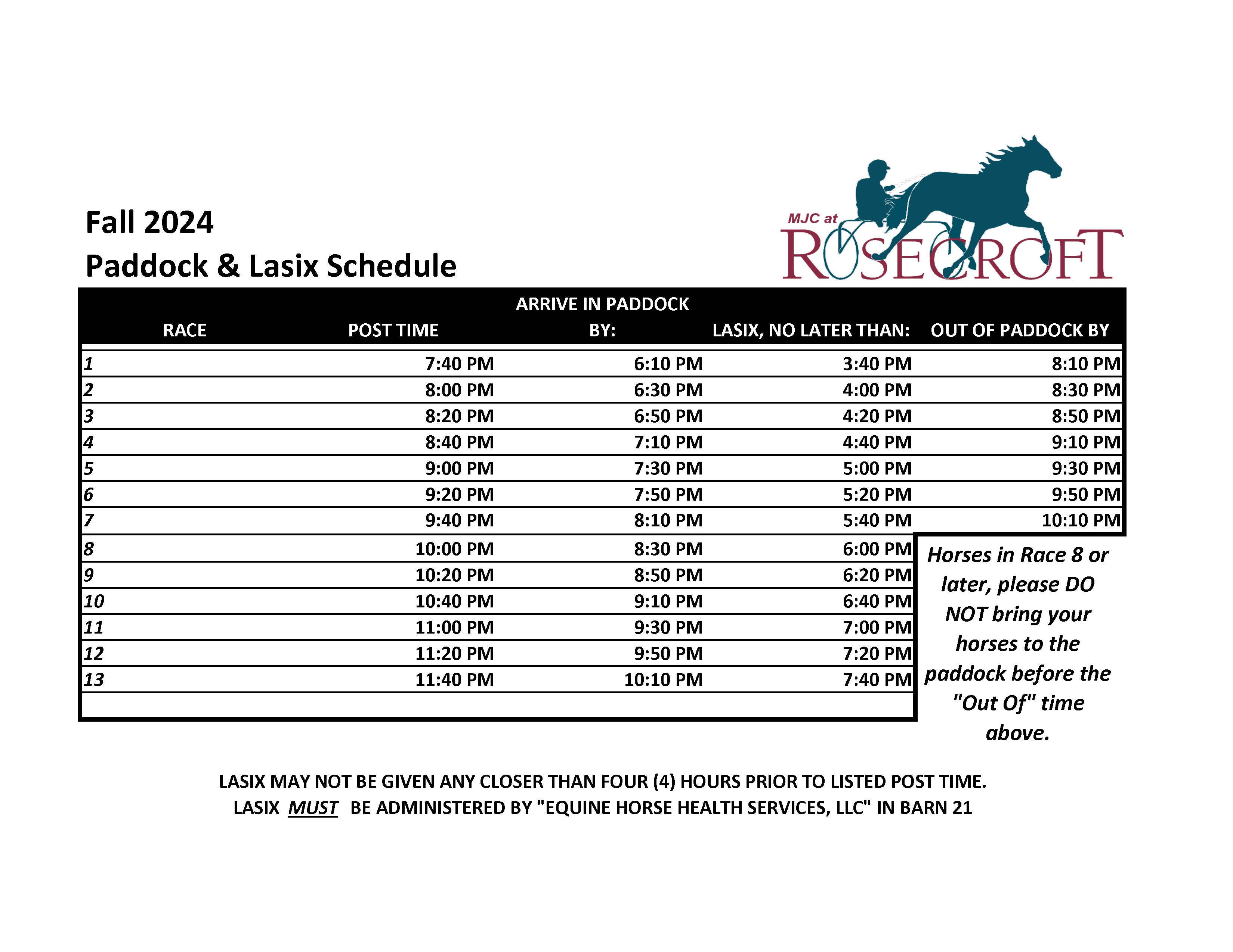 Cloverleaf SOA Update | Cloverleaf Standardbred Owners' Association